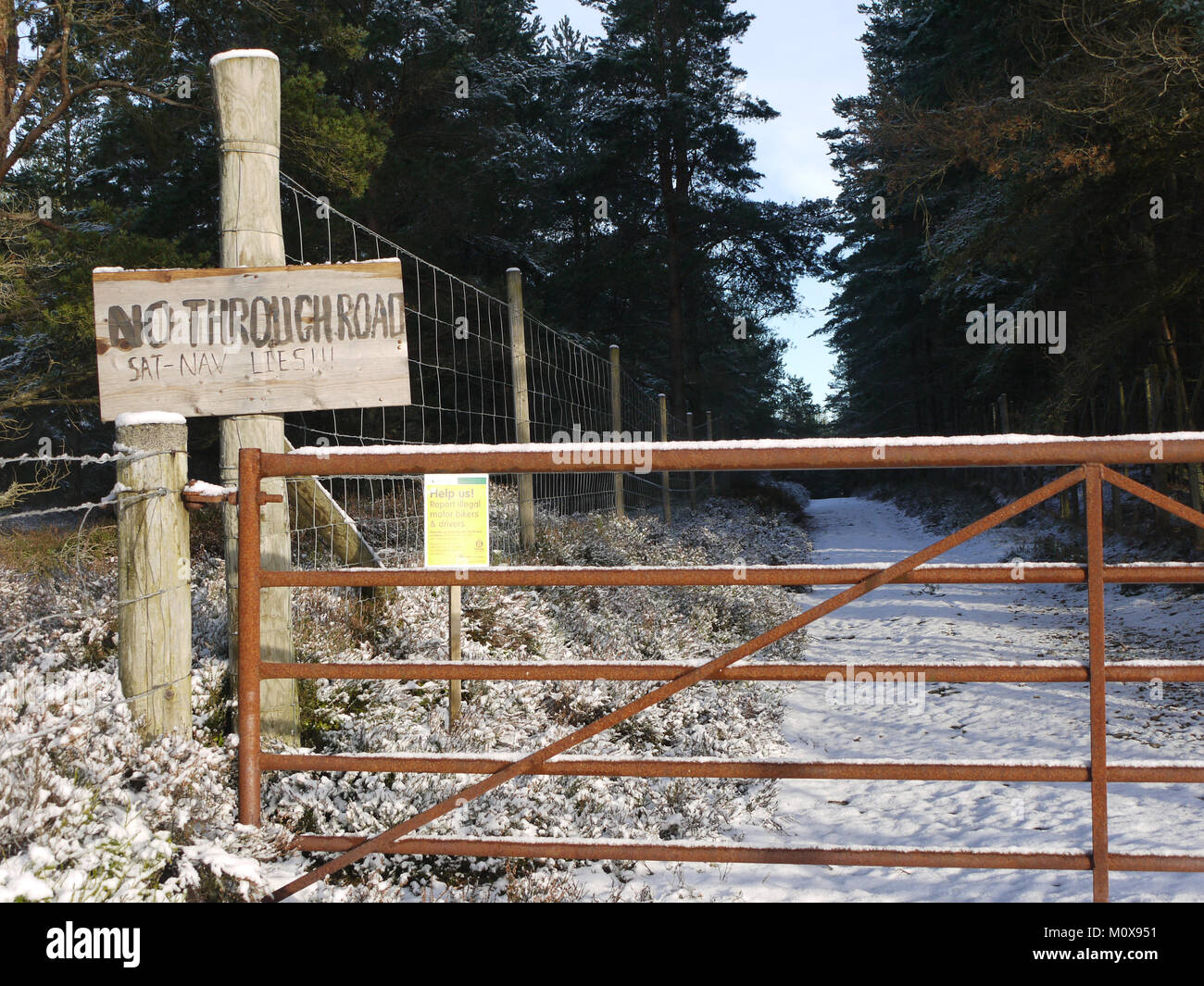 The Badenoch Way, a hiking trail from Aviemore to Insh Marshes in the ...