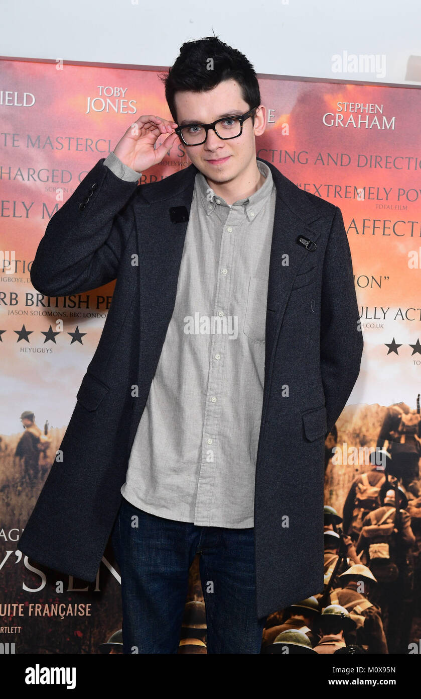 Actor Asa Butterfield at a screening of Journey's End at Picturehouse ...