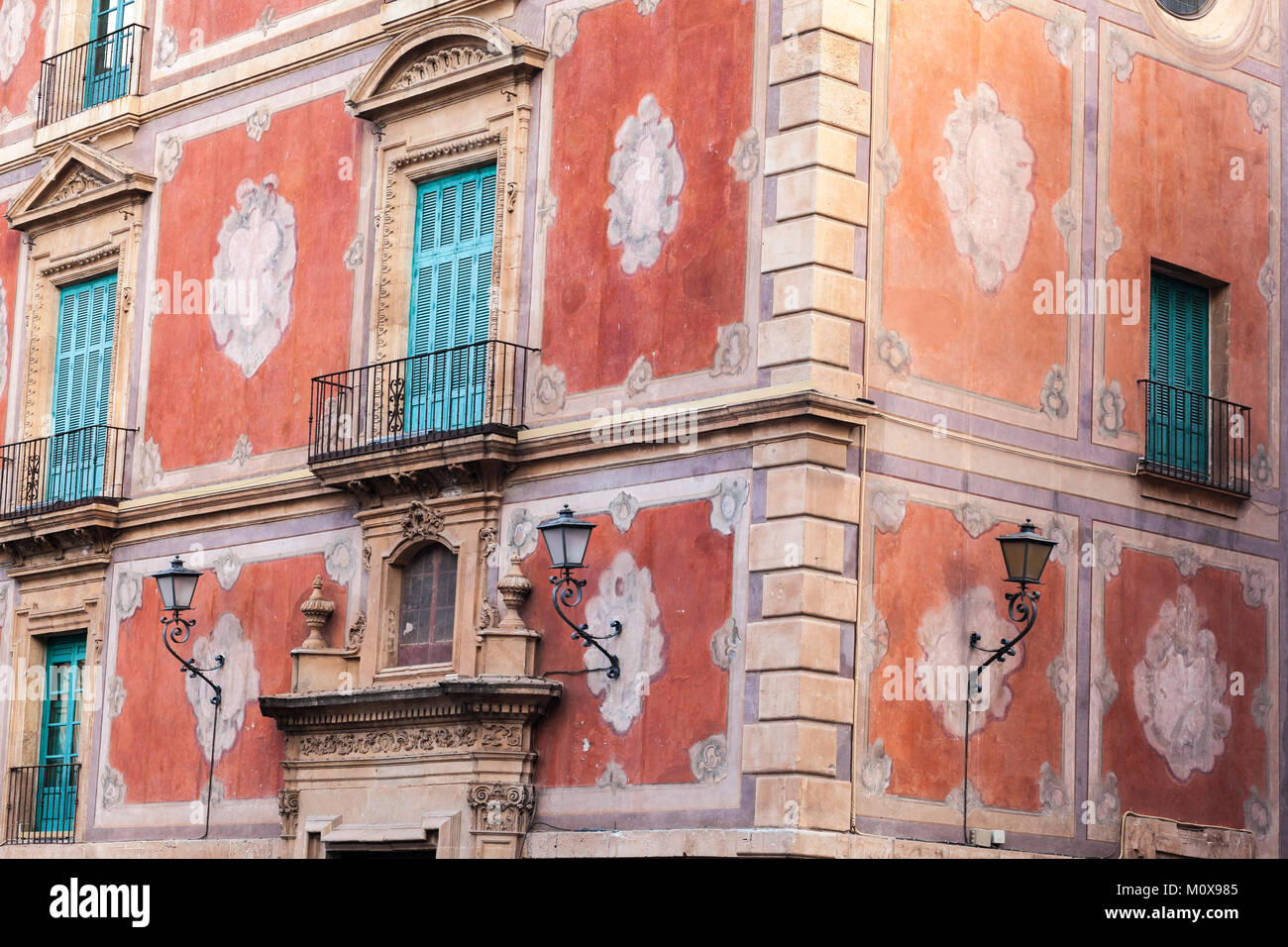 Historic building,palace,palacio episcopal,baroque-rococo style,main ...