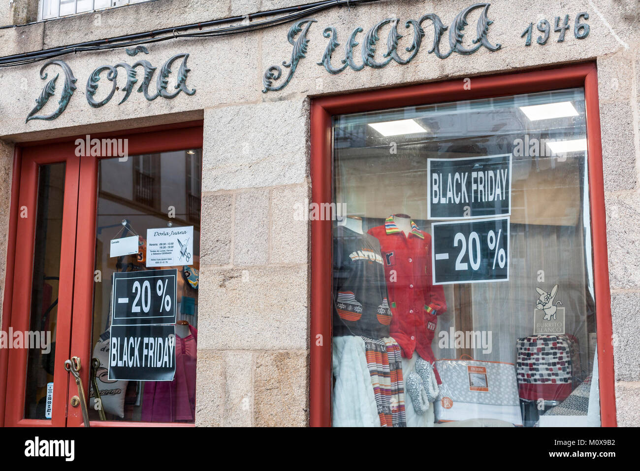 Ancient clothing store since 1946 with modern commercial promotion ...