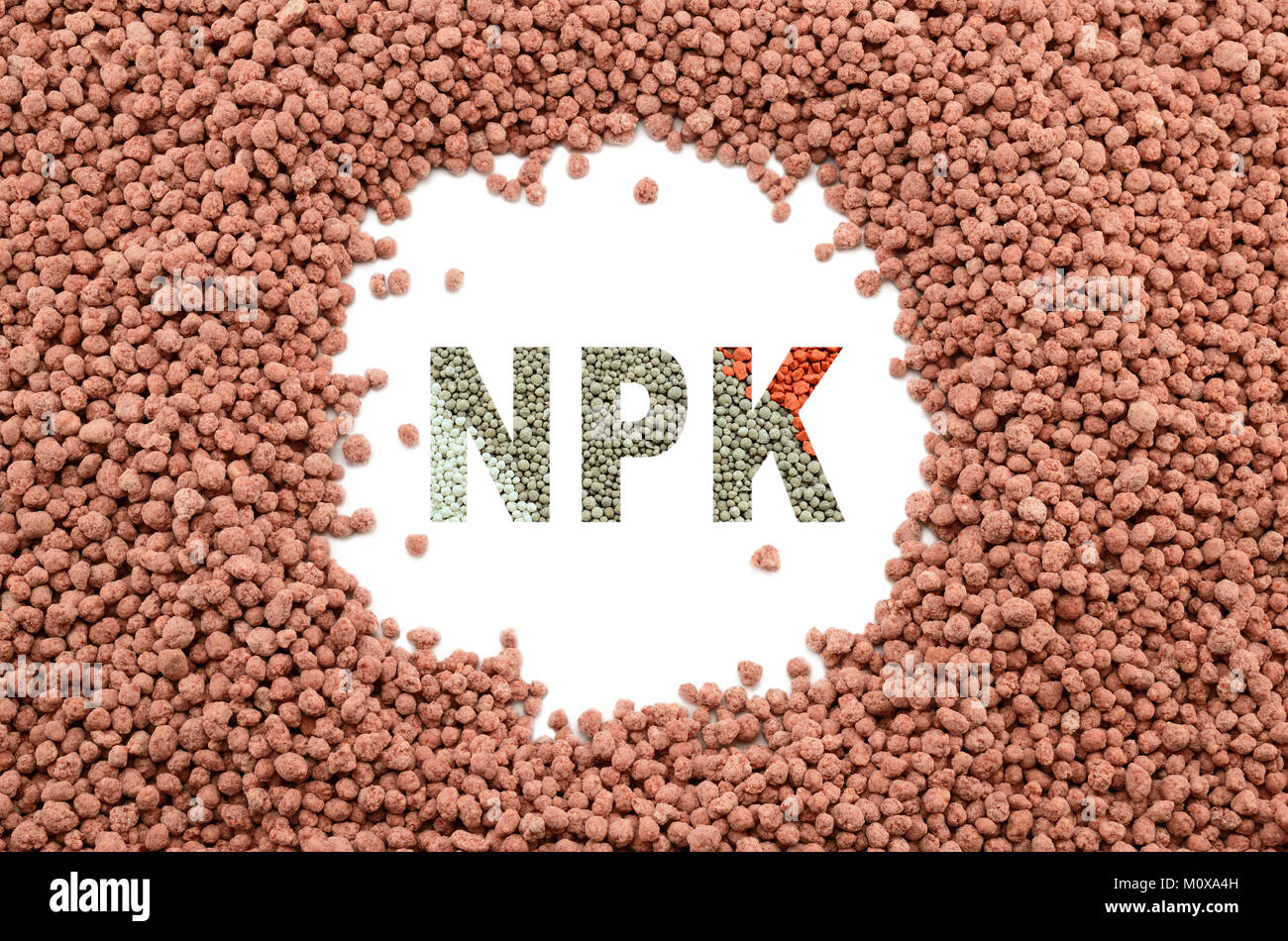 Composite mineral fertilizers on white background Stock Photo - Alamy