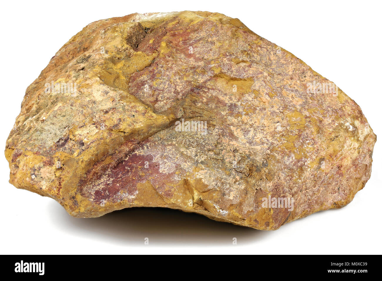 limonite (iron ore) from Australia isolated on white background Stock ...