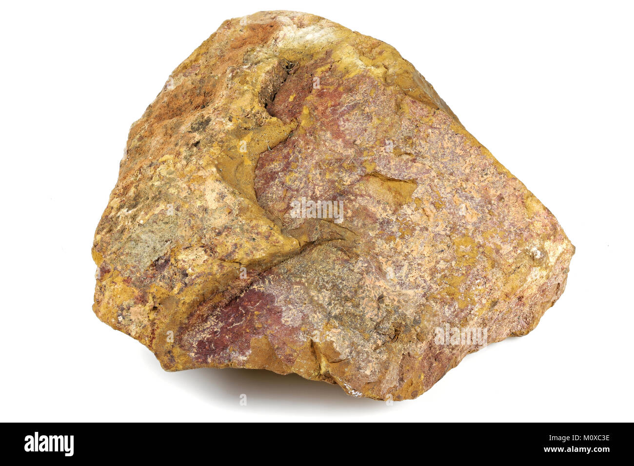 limonite (iron ore) from Australia isolated on white background Stock ...