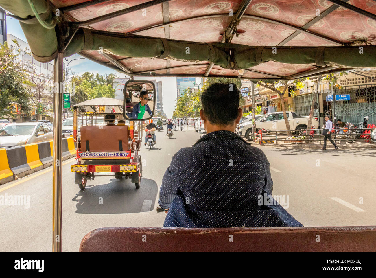 Passengers tuk tuk phnom penh hi-res stock photography and images - Alamy