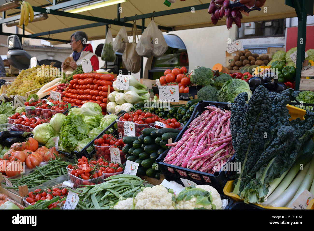 Fruit market of the Bolzano in South Tyrol - Italy Stock Photo - Alamy