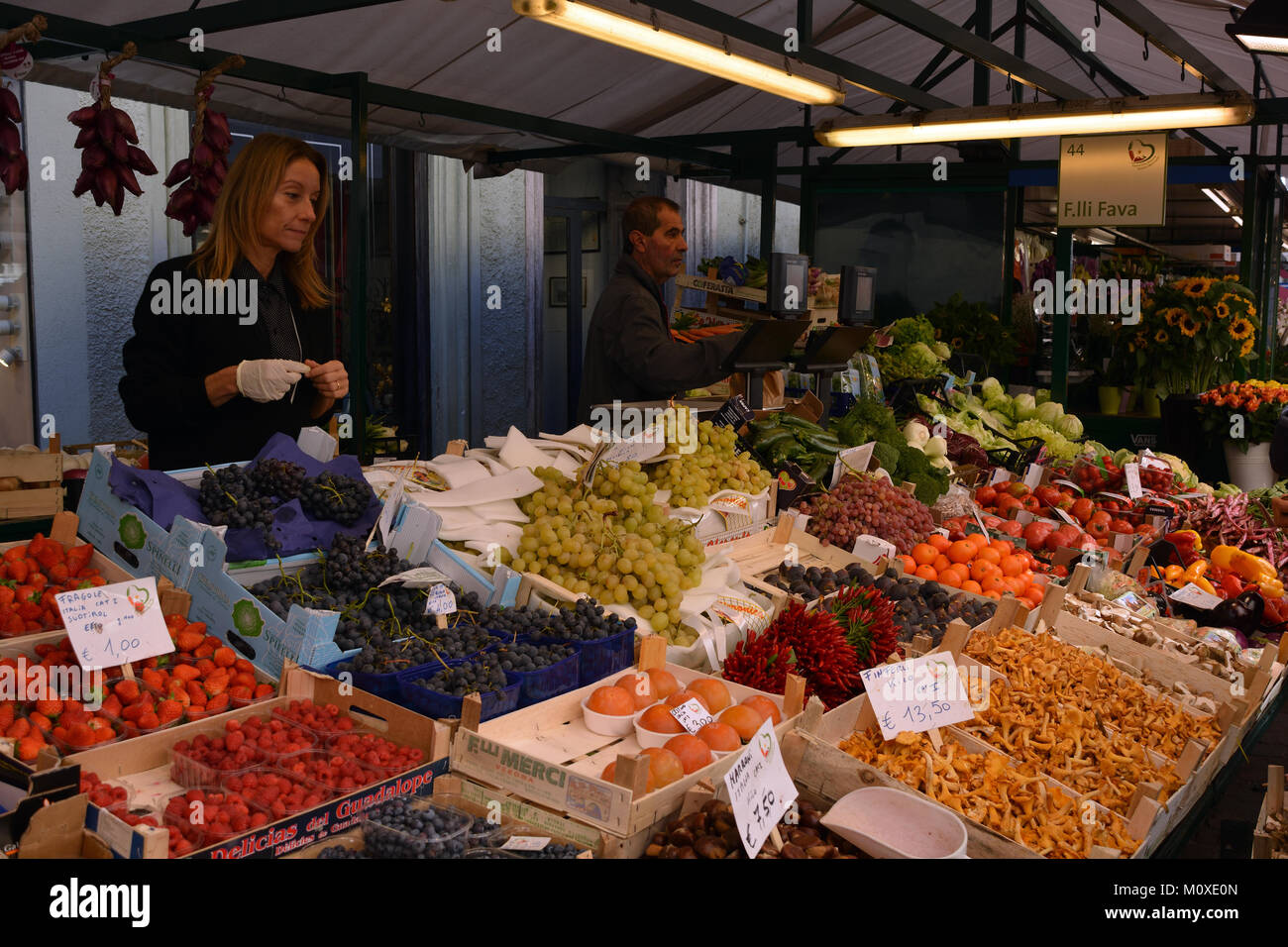 Fruit market of the Bolzano in South Tyrol - Italy Stock Photo - Alamy