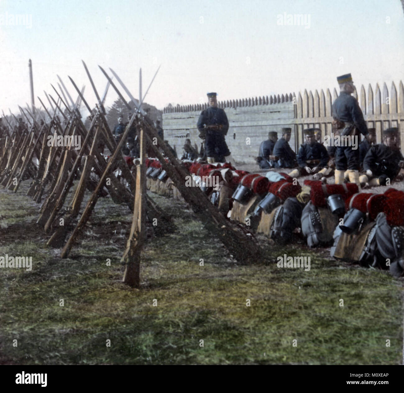 Japanese army, infantry weapons, c.1904 Stock Photo - Alamy