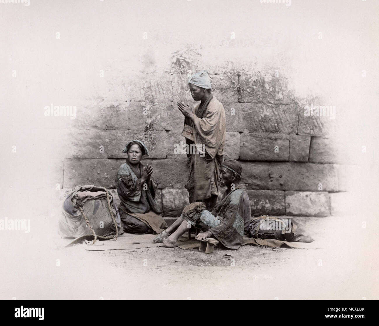 Group of beggars hi-res stock photography and images - Alamy