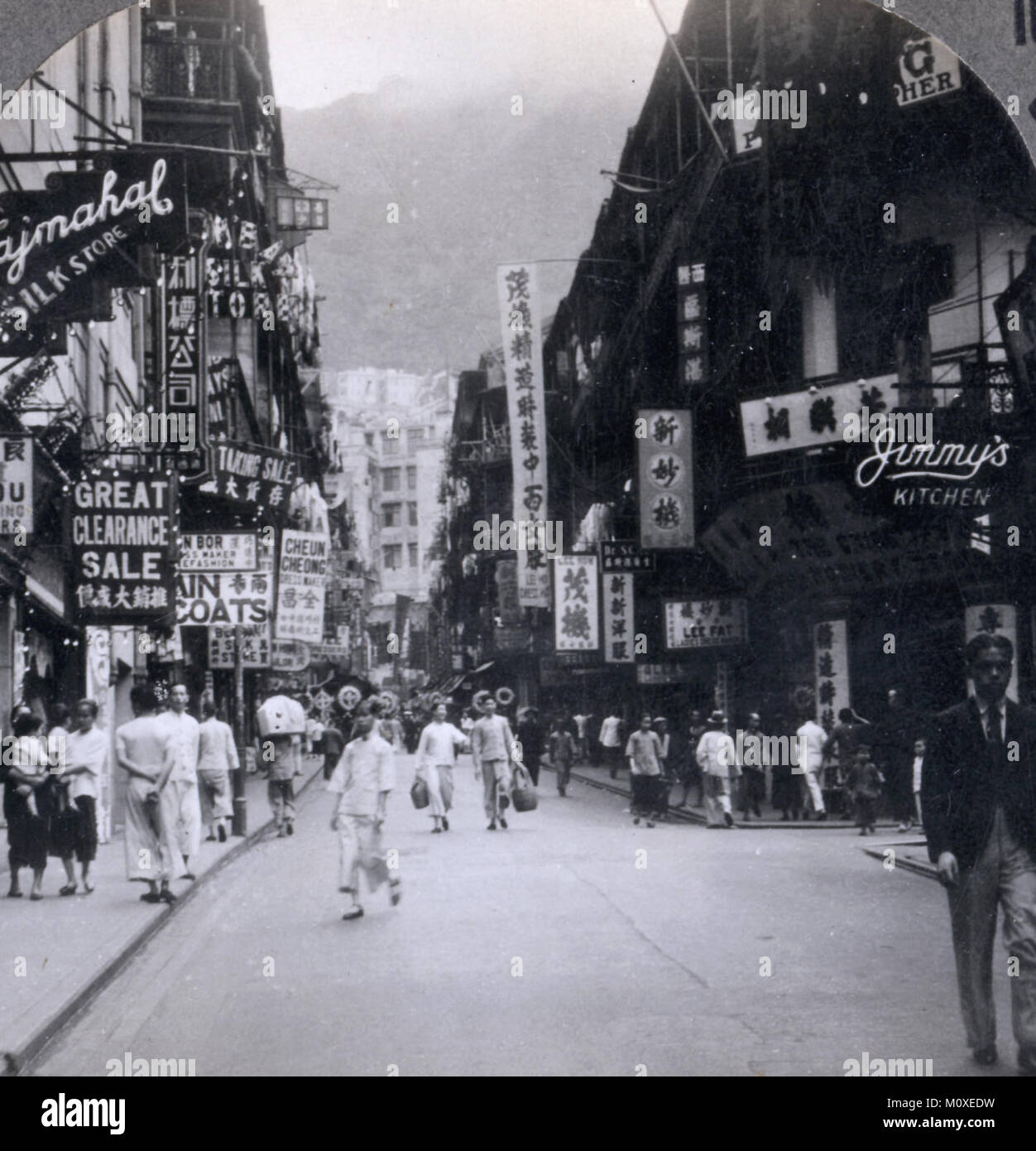 Tailors' shops Hong Kong c.1910's Stock Photo - Alamy