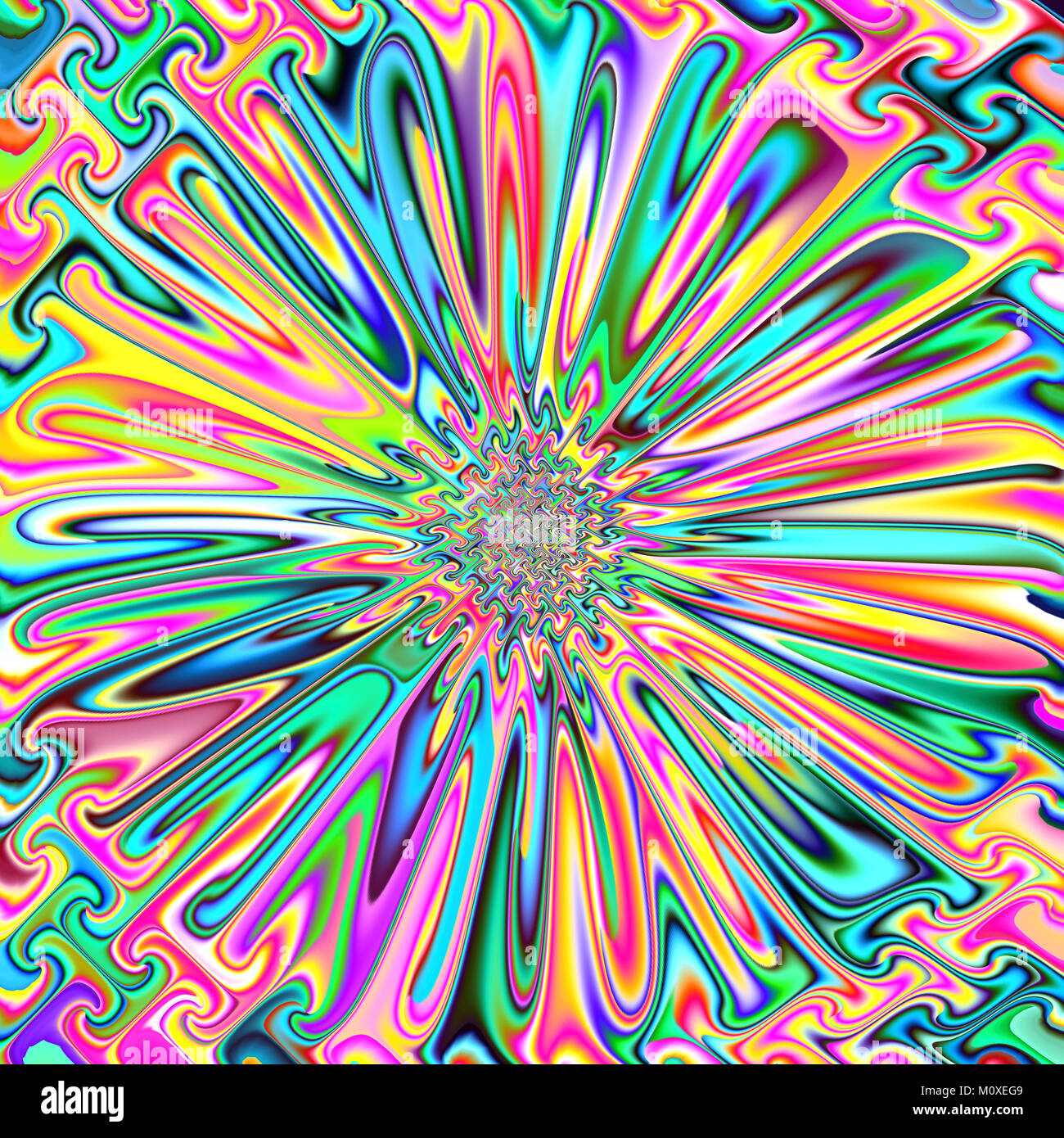 Abstract coloring background of the bokeh with visual wave,slice and ...