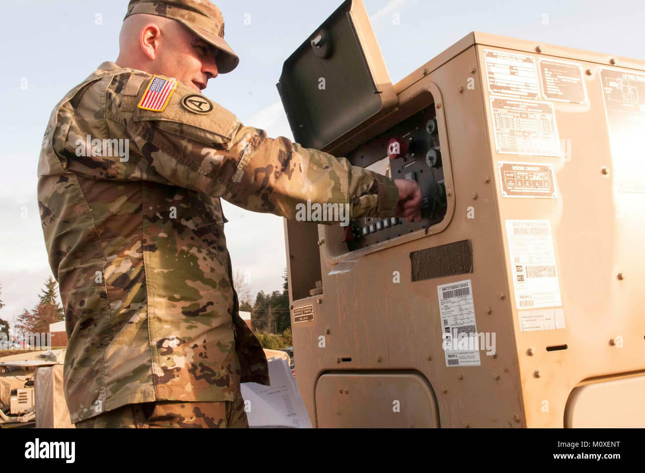 Sgt. 1st Class Chris Nies with Headquarters Support Company ...