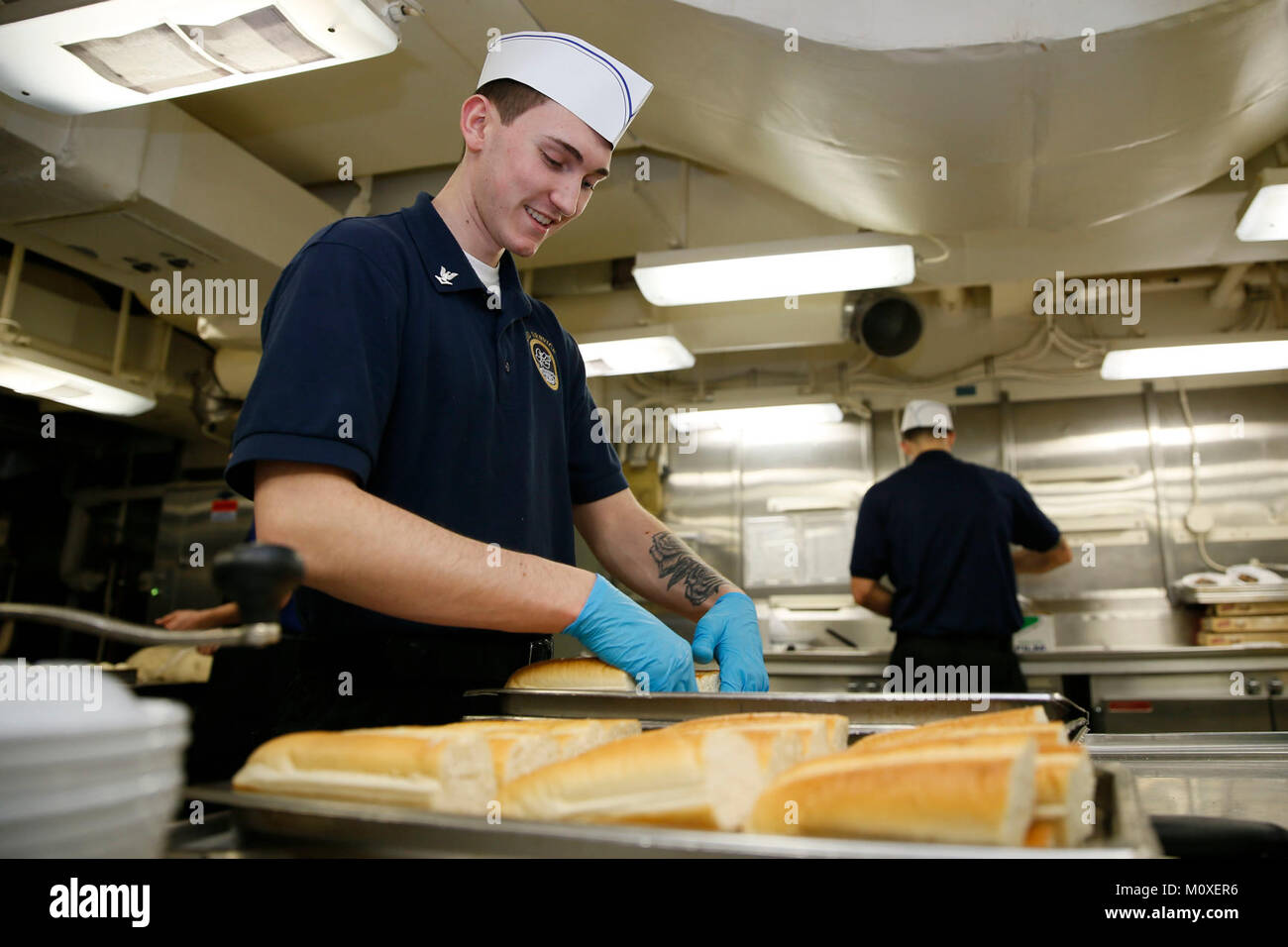 ATLANTIC OCEAN (Jan. 22, 2017) -- Aviation Ordnanceman 3rd Class Jesse ...