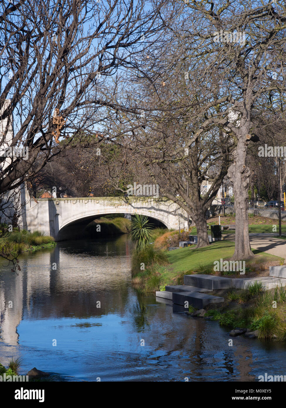 Avon River Bridge of Remembrance Stock Photo - Alamy
