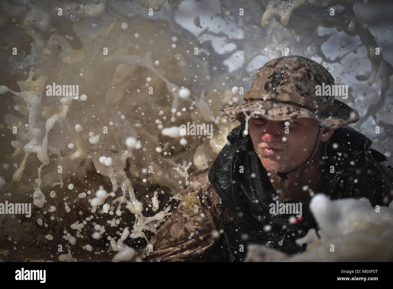 Sgt. Zachary Malik, a student with the Marine's Reconnaissance Team ...