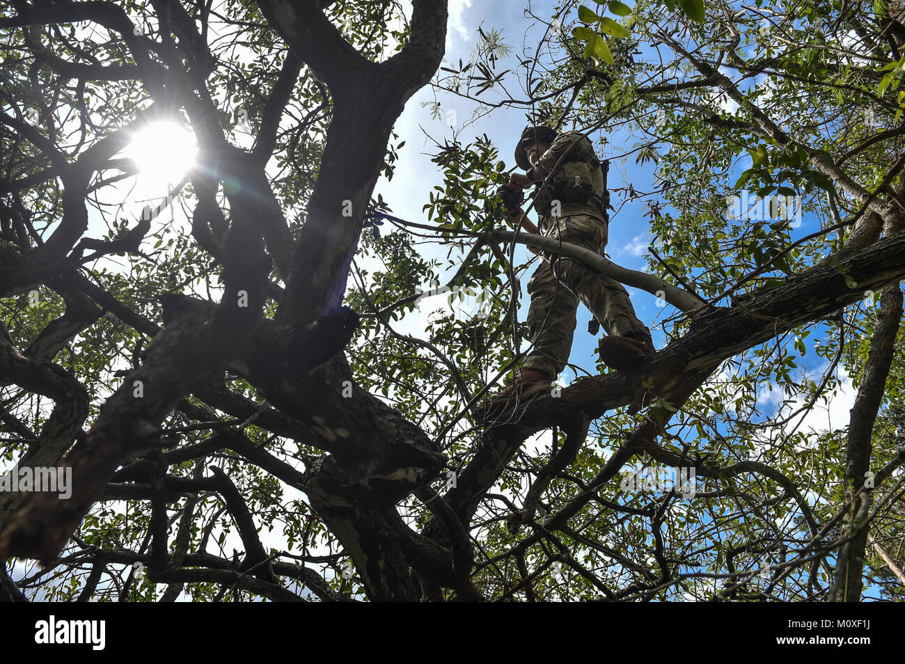 A Special Tactics operator enrolled in the Marine's Reconnaissance Team ...