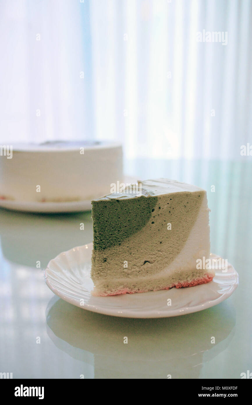 Green Tea Mousse Cake Recipe