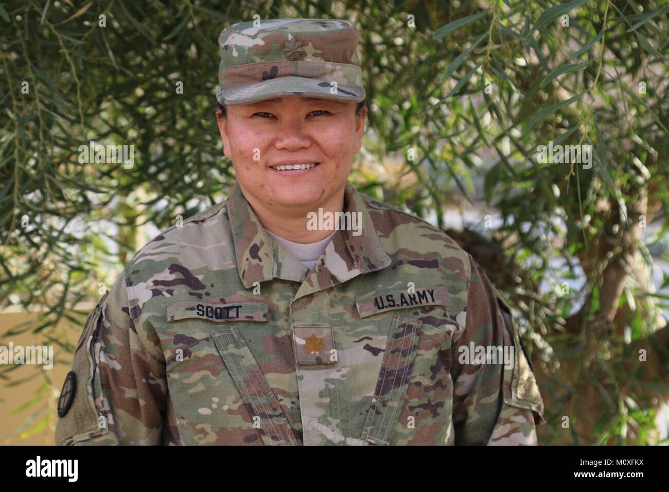 CAMP ARIFJAN, Kuwait—Maj. Kimberly Scott, logistical planner and ...