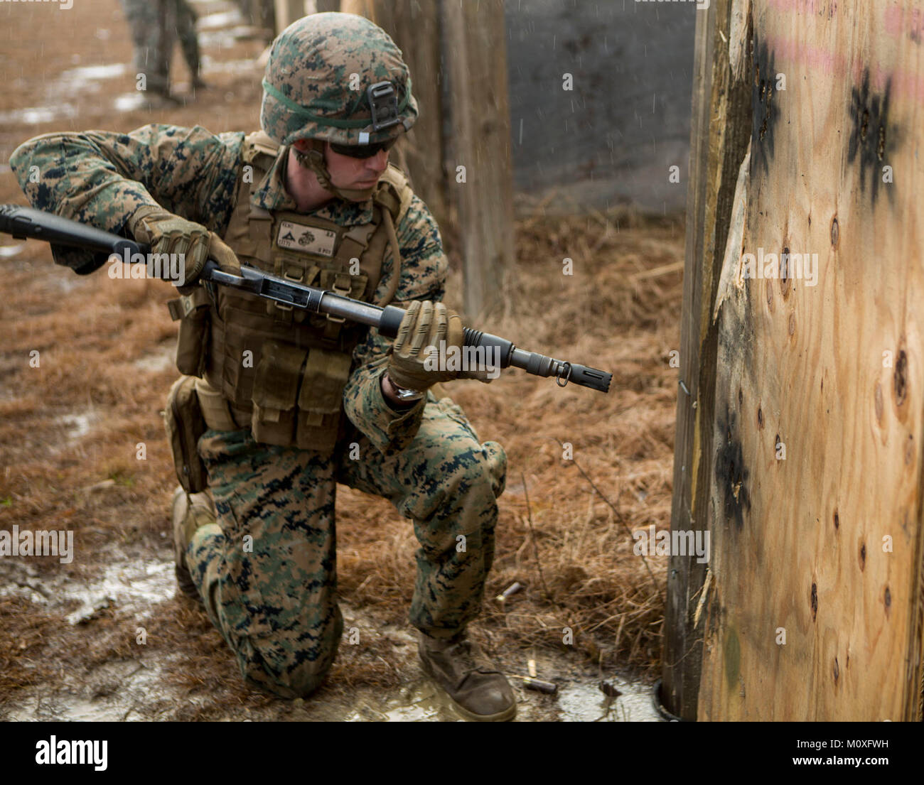 U.S. Marines with 3rd Battalion, 8th Marine Regiment, (3/8) 2d Marine ...