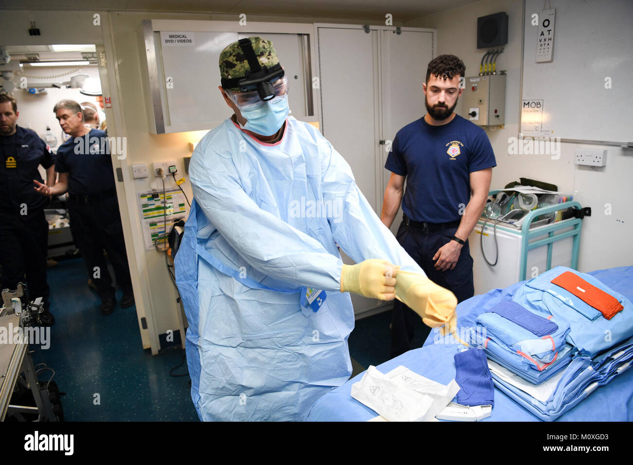 (Jan. 18, 2018) Hospital Corpsman 2nd Class Miraziz Mirkamilov, left ...