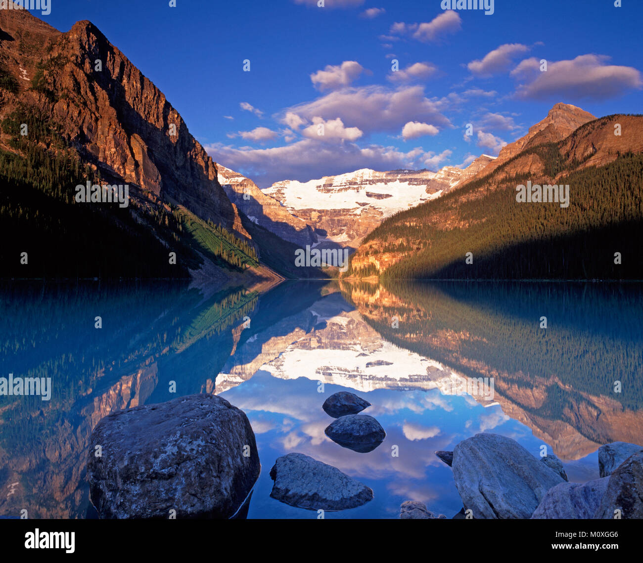 Lake Louise and the Victoria Glacier, Banff National Park ,Alberta ...