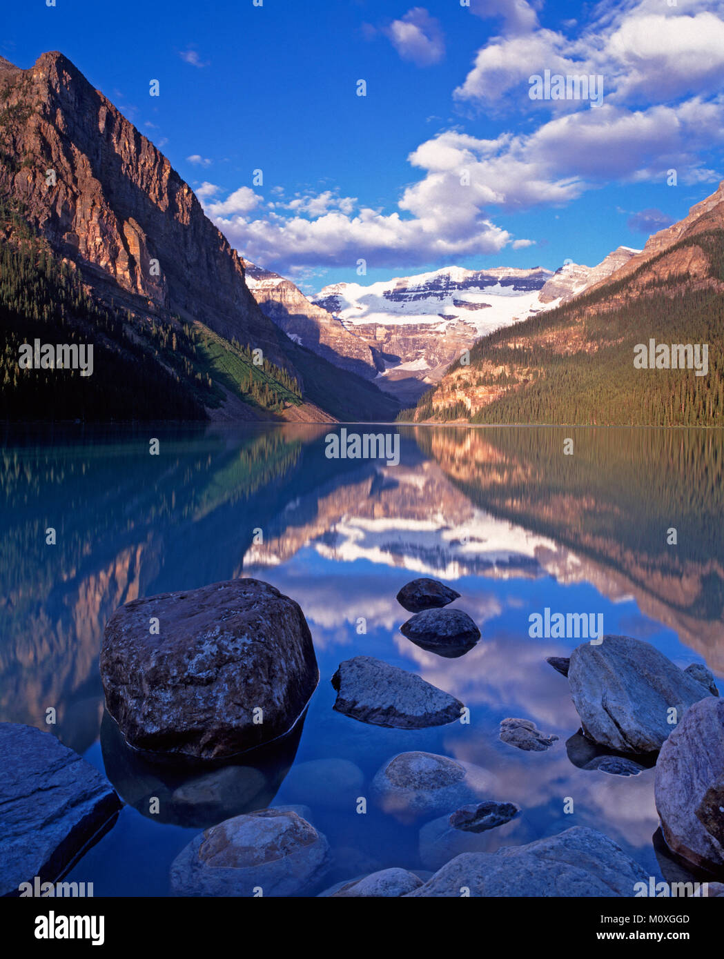 Lake Louise and the Victoria Glacier, Banff National Park ,Alberta ...