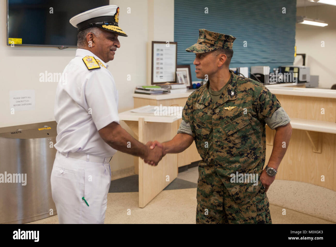 Vice Adm. G. Ashok Kumar, the Deputy Chief of Navy Staff for the Indian ...