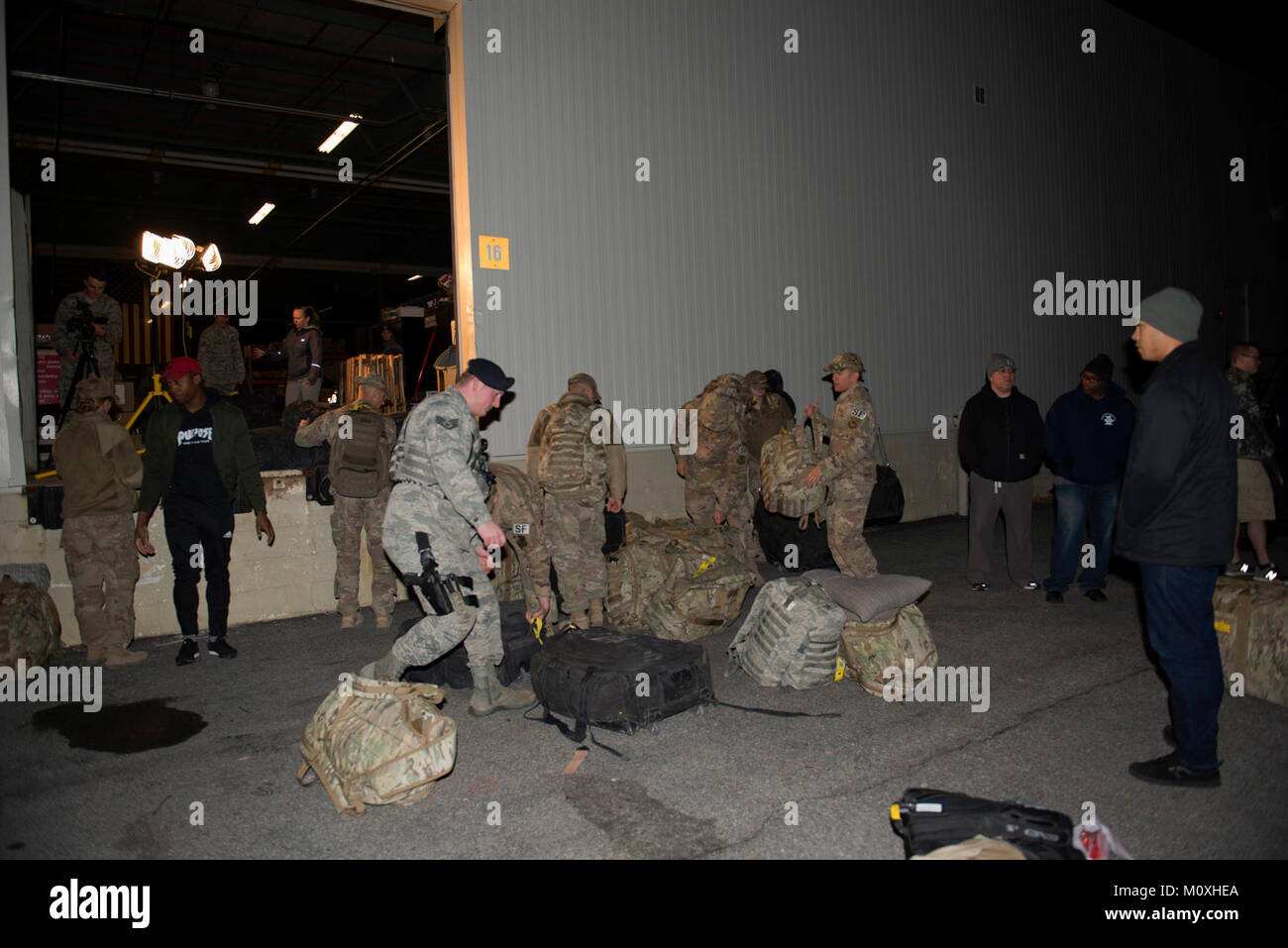 Members of the 436th Security Forces Squadron return home from ...