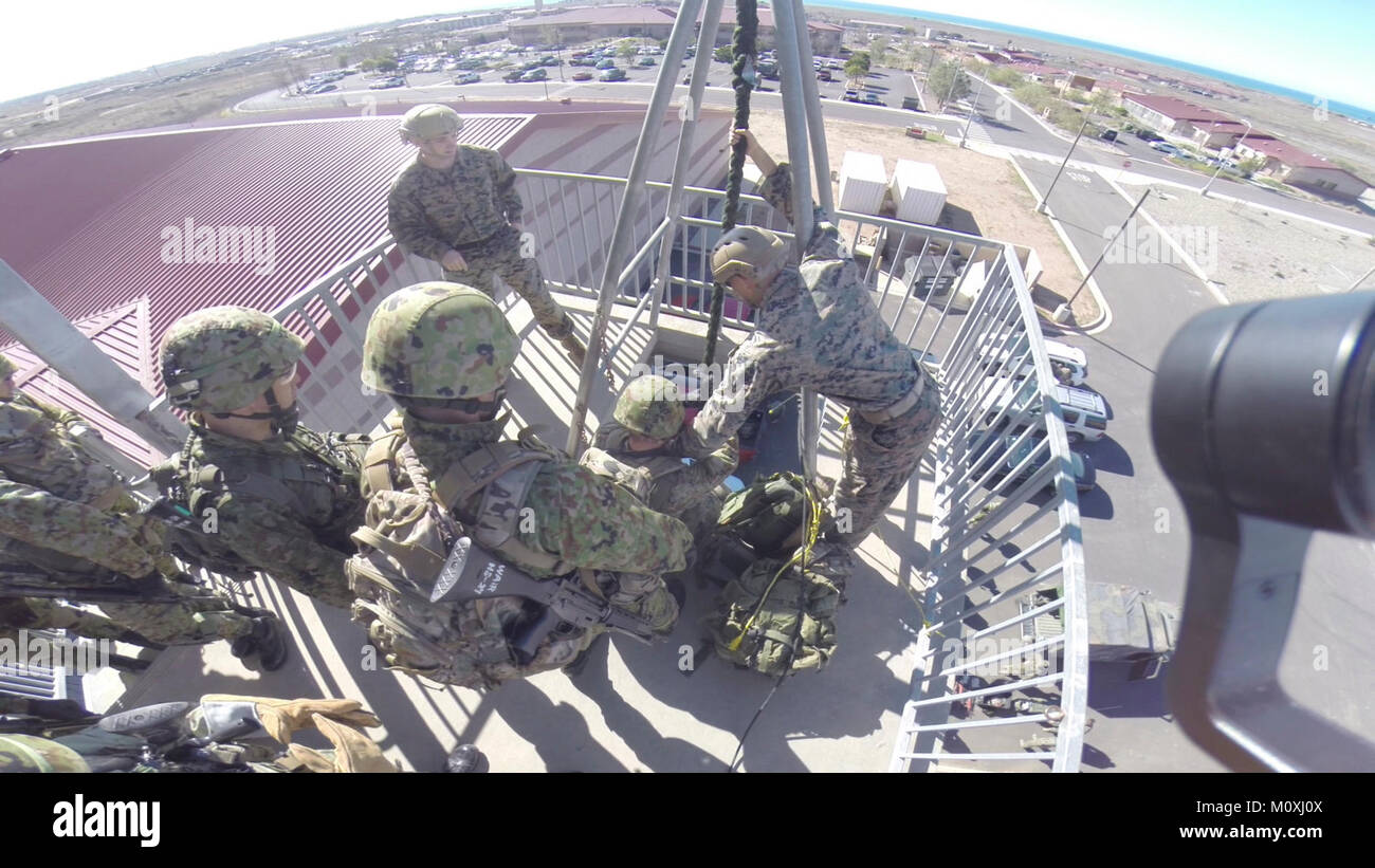 MARINE CORPS BASE CAMP PENDLETON, CALIFORNIA – Marines with Alpha ...
