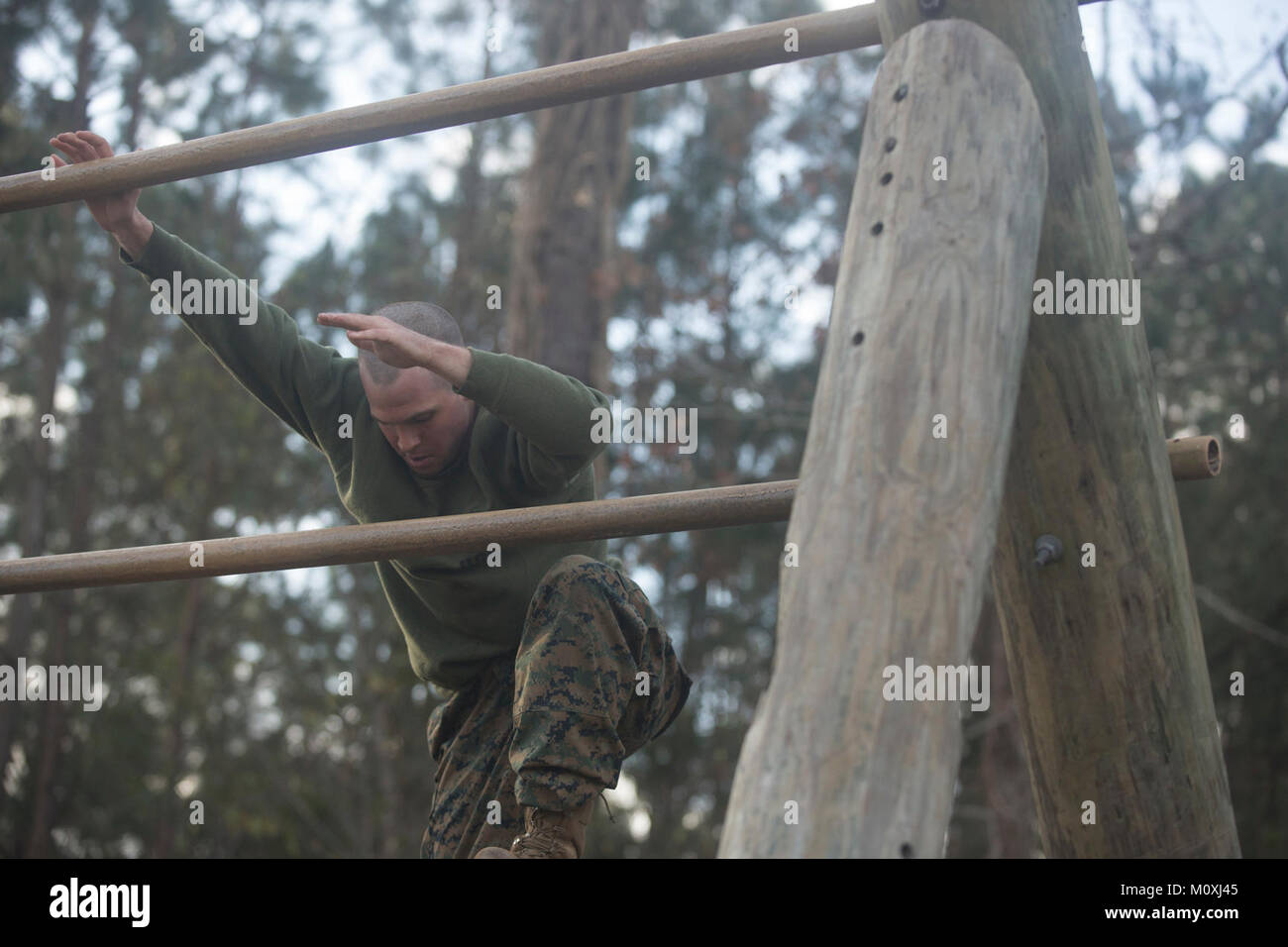 U.S. Marine Corps Rct. Christopher Boffeli with Platoon 1016, Alpha ...