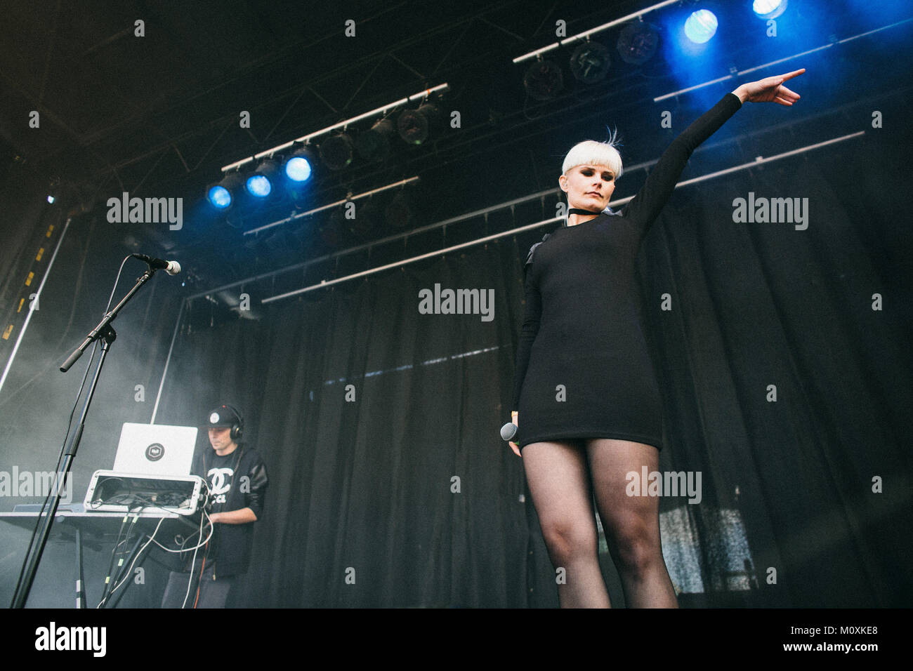 The alternative Danish pop duo Kill J is here pictured with lead singer ...