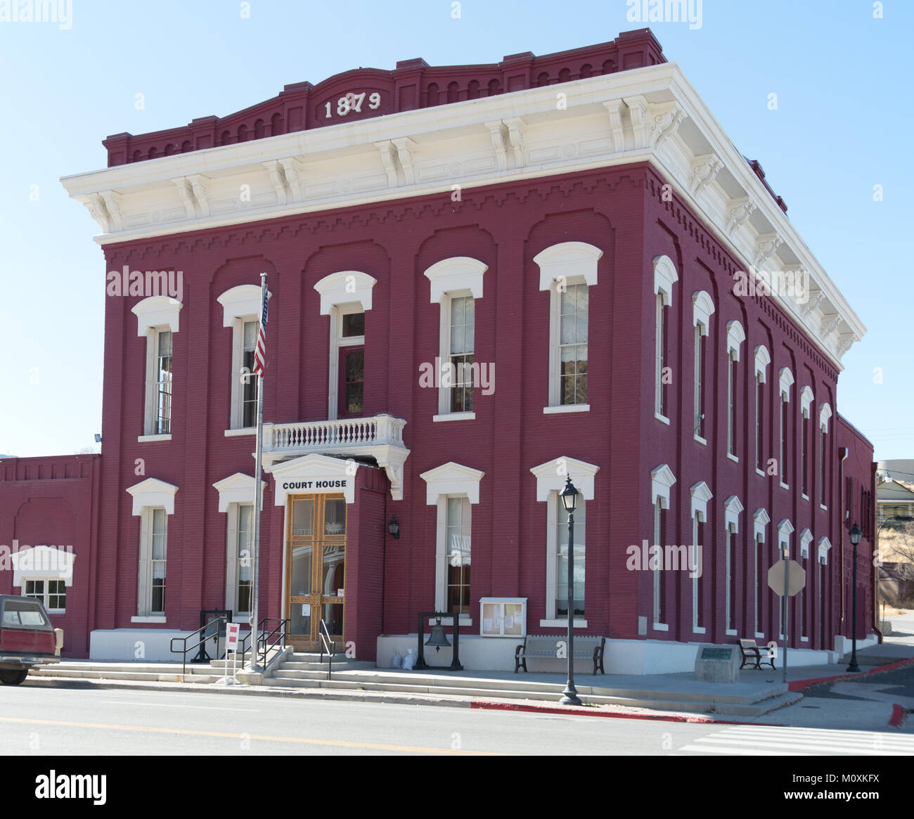 Eureka County Courthouse in Eureka Nevada Stock Photo - Alamy