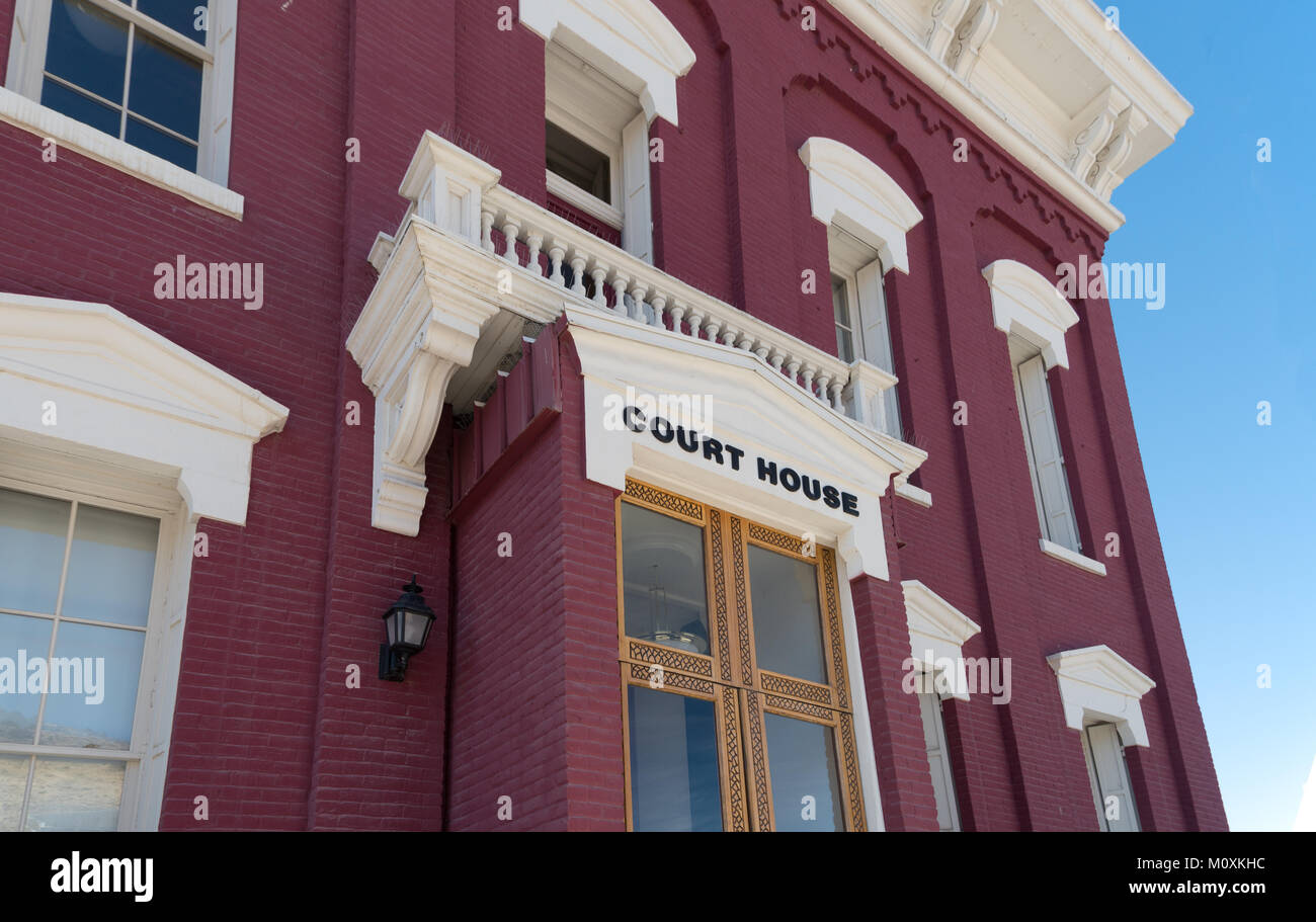 Eureka County Courthouse in Eureka Nevada Stock Photo - Alamy