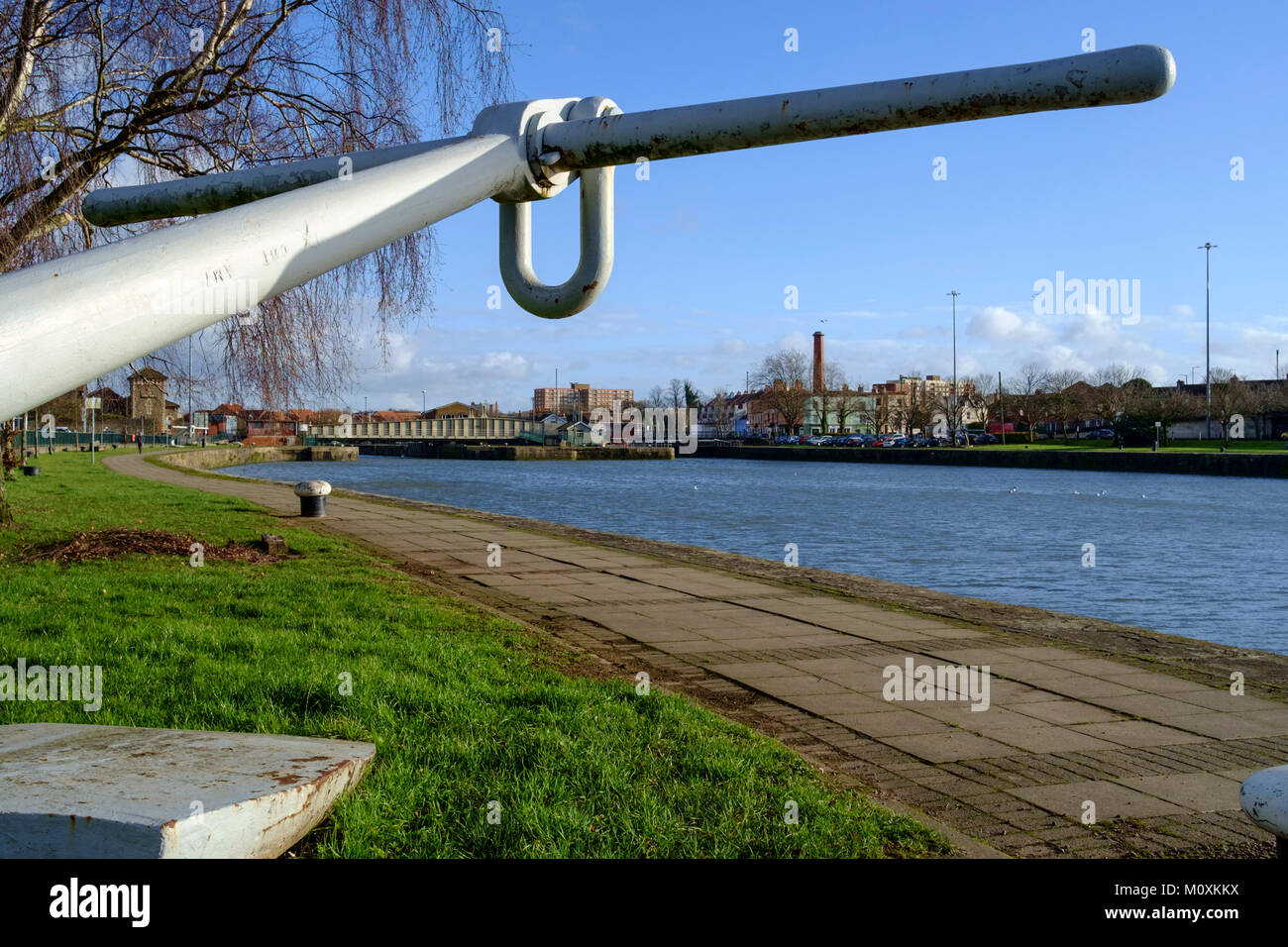 The cumberland Basin area of Bristol Harbour Bristol england UK Stock ...