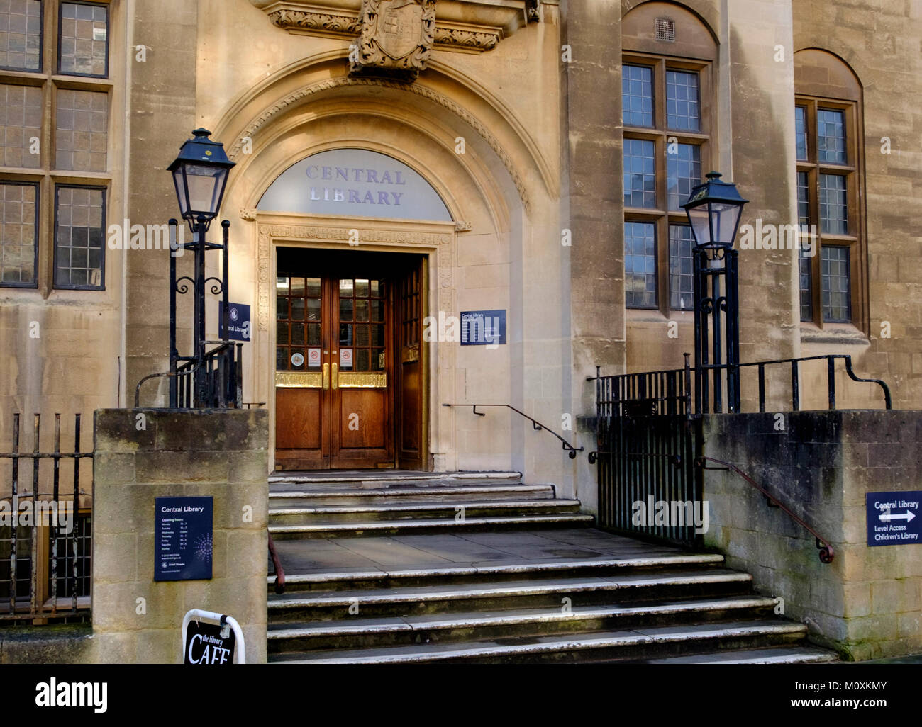 Bristol Central Library college Green Bristol Stock Photo - Alamy