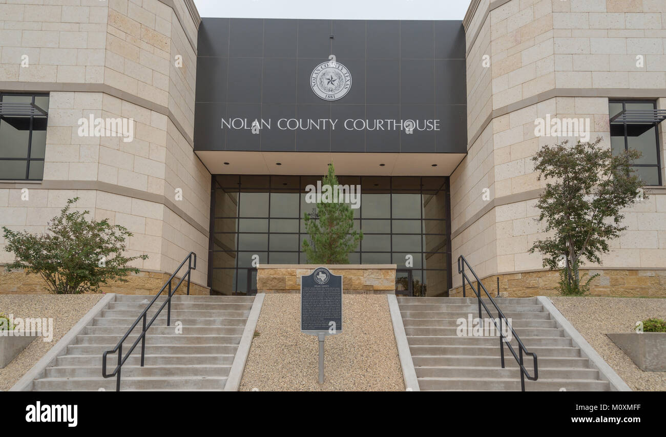 Nolan County Courthouse in Sweetwater Texas Stock Photo - Alamy