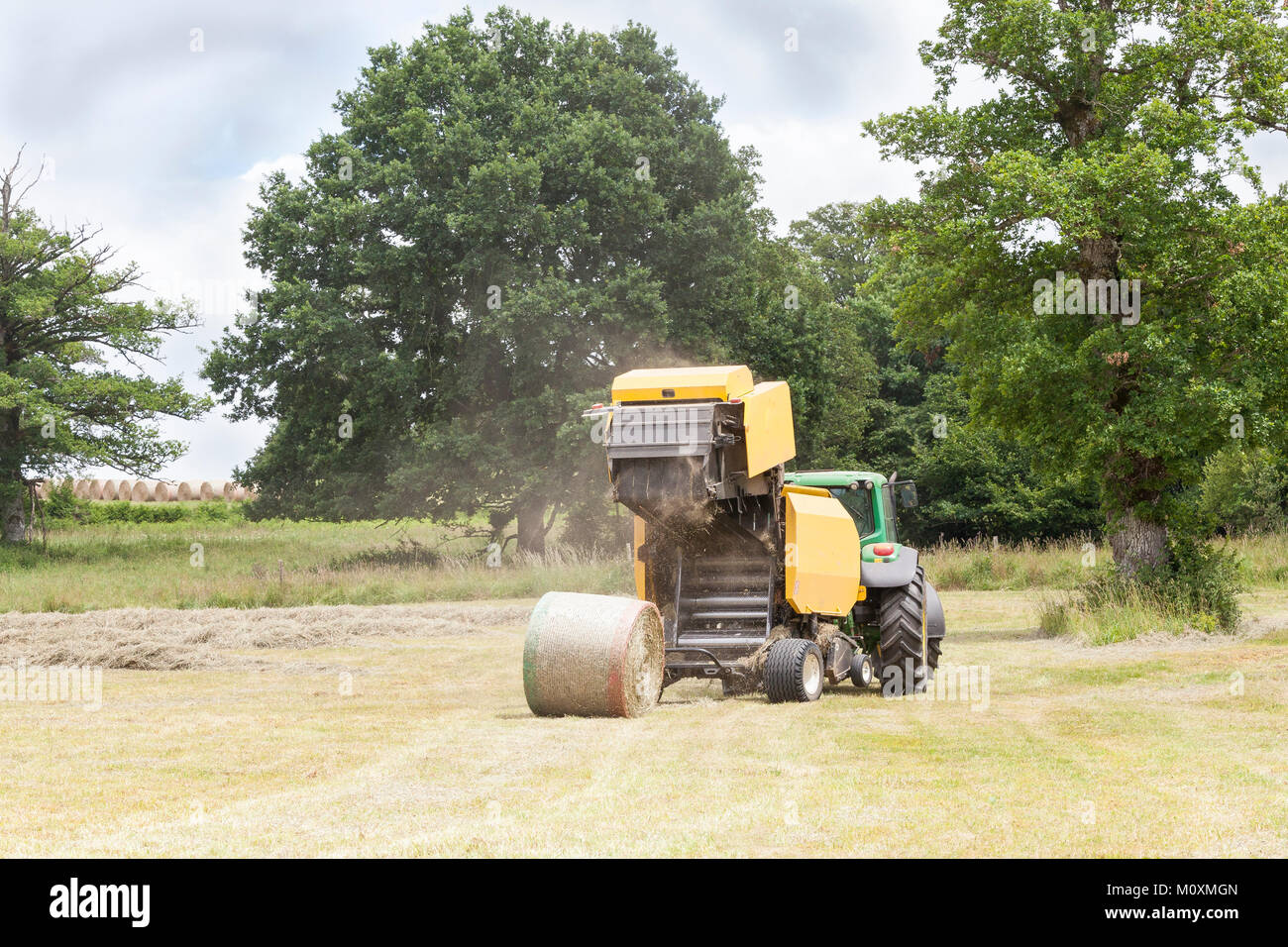 Circular hay hi-res stock photography and images - Alamy