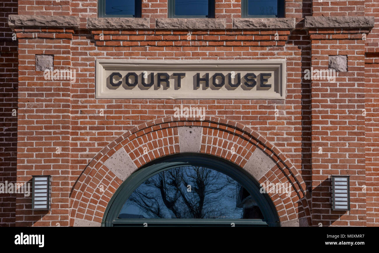 Garfield County Courthouse in Panguich Utah Stock Photo - Alamy
