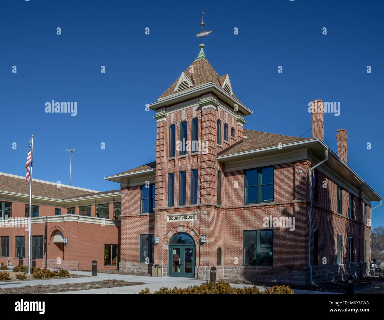 Garfield County Courthouse in Panguich Utah Stock Photo - Alamy