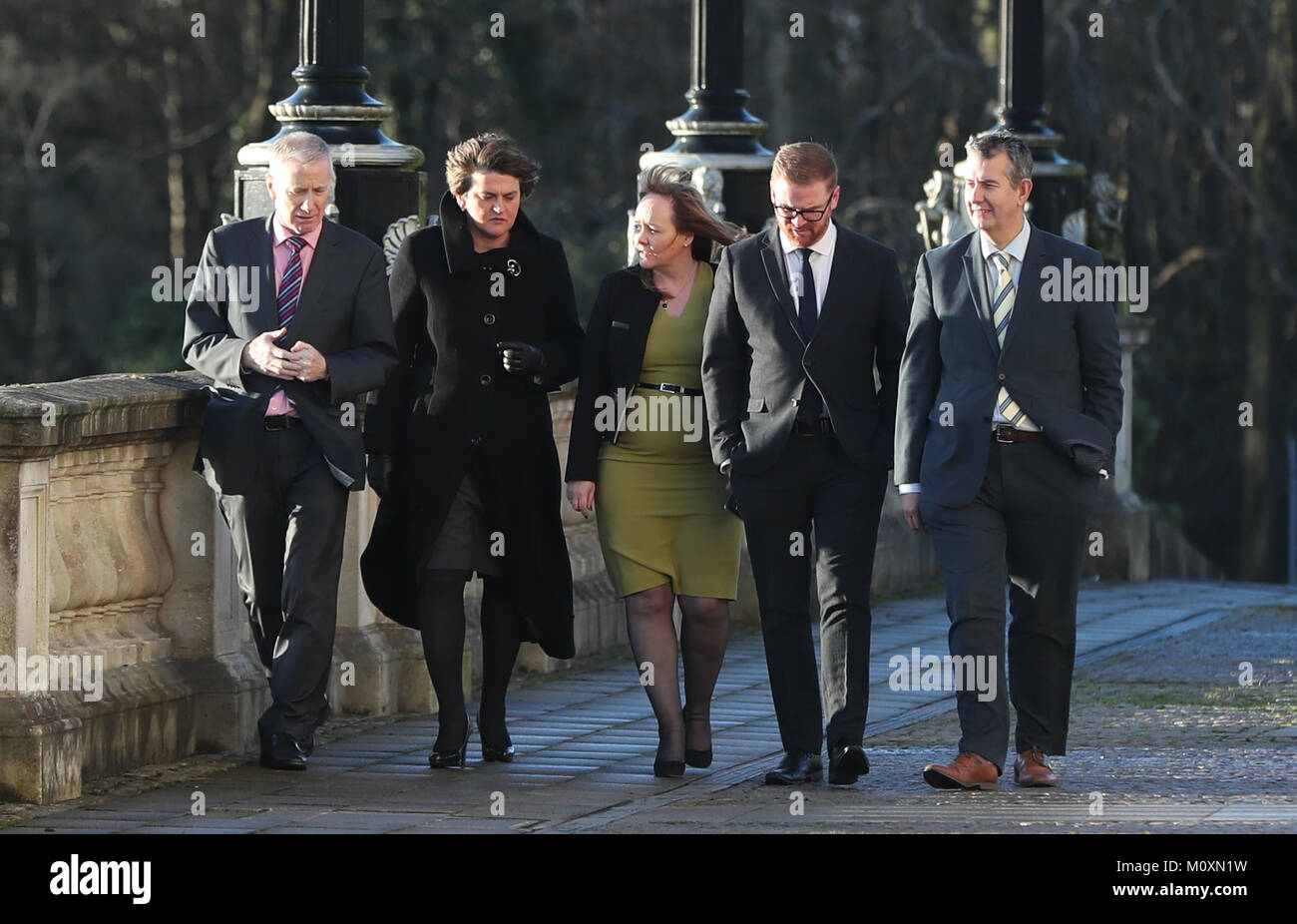 Arlene foster and simon hamilton hi-res stock photography and images ...