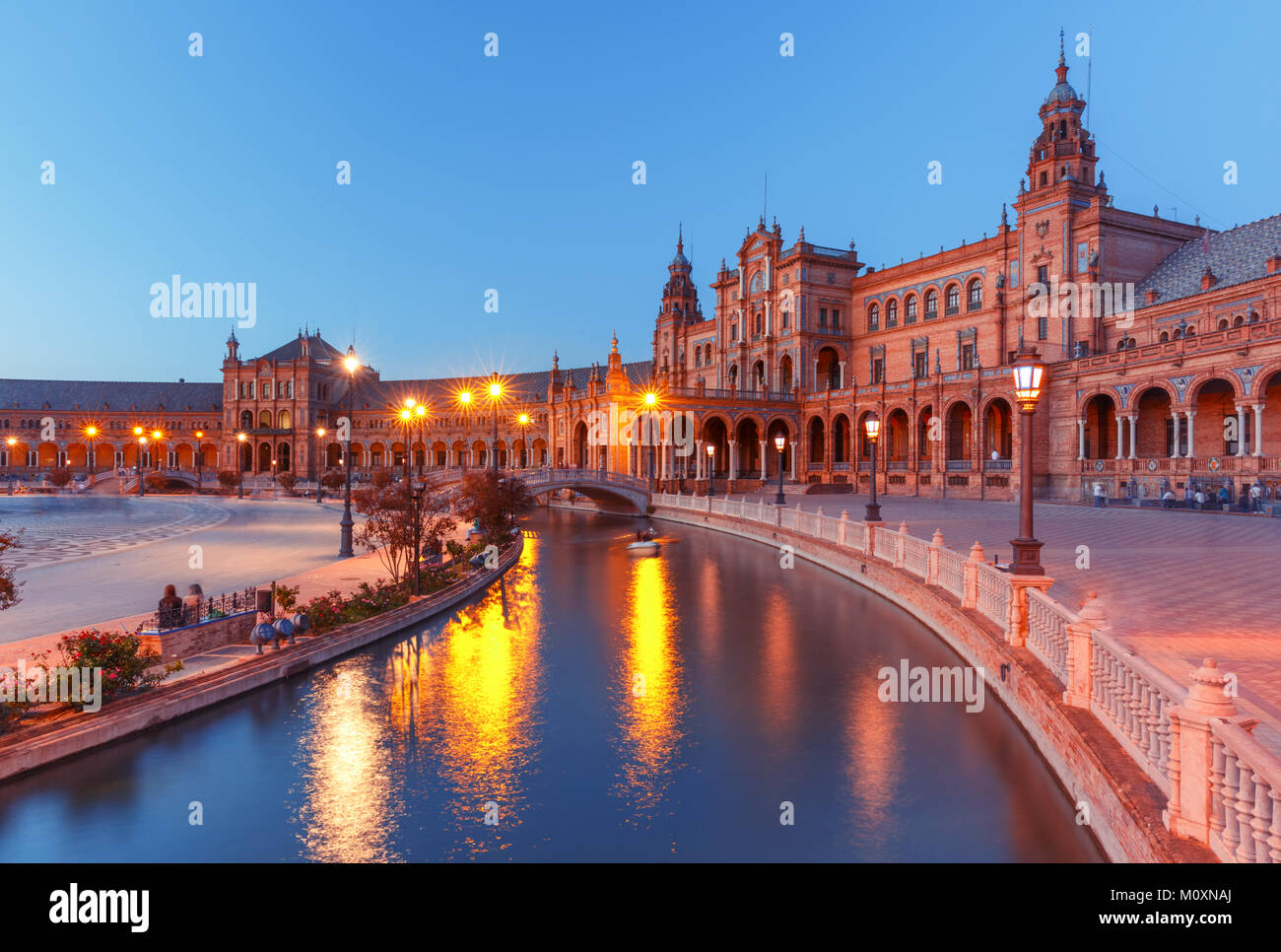 Seville Spain At Night
