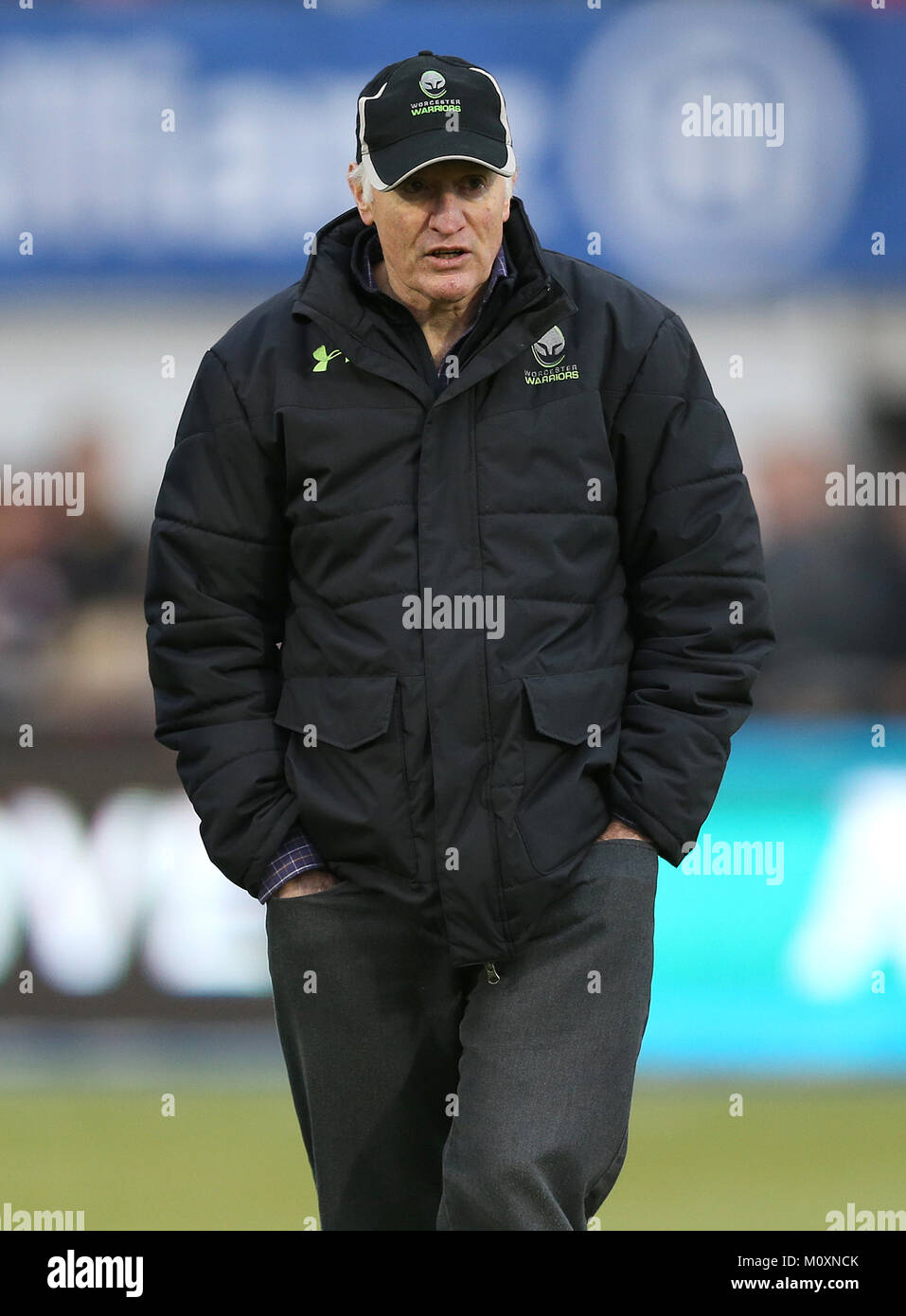 Worcester warriors director rugby alan solomons hi-res stock ...