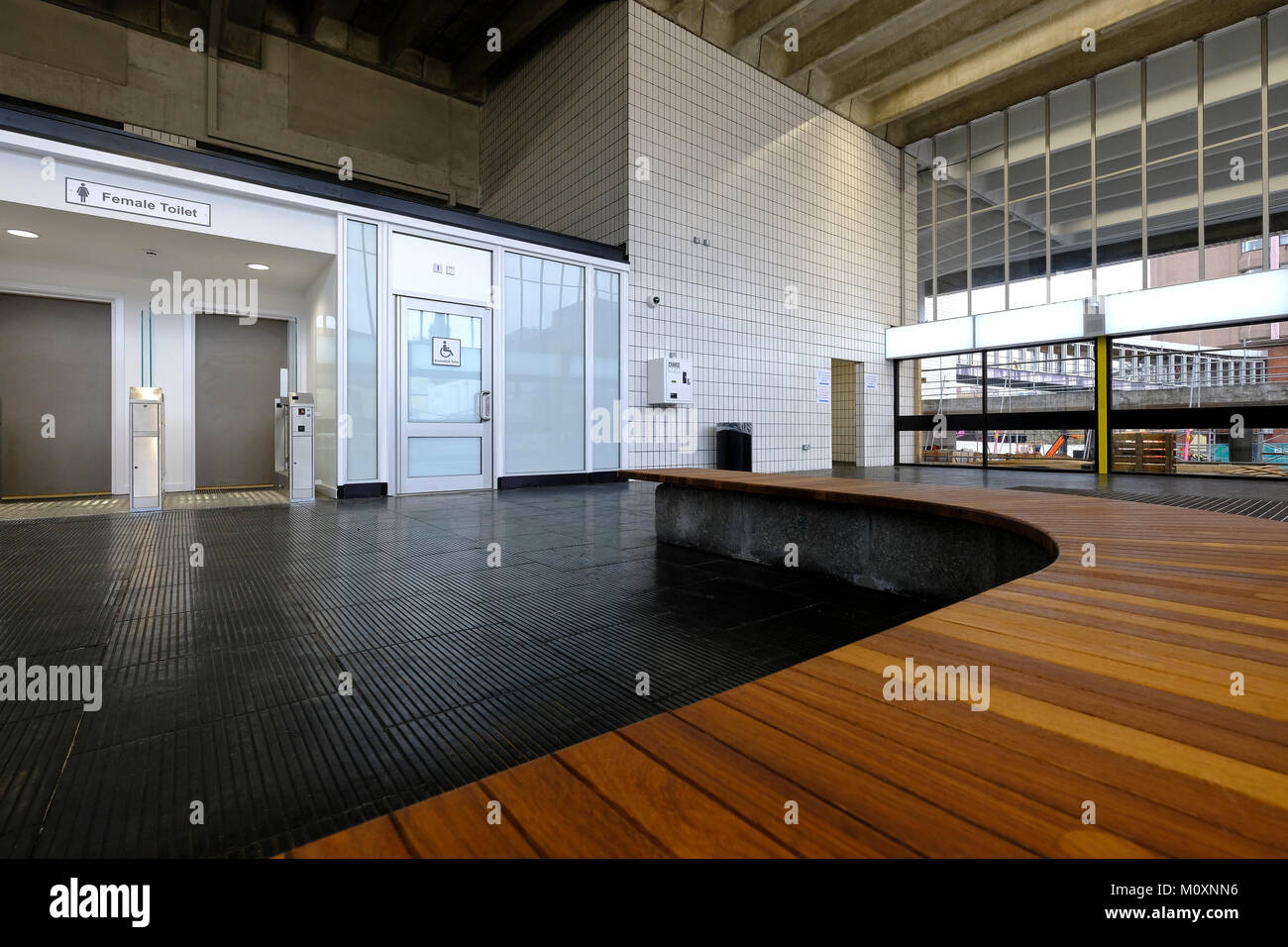 The interior of Preston Bus Station showing the newly refurbished ...