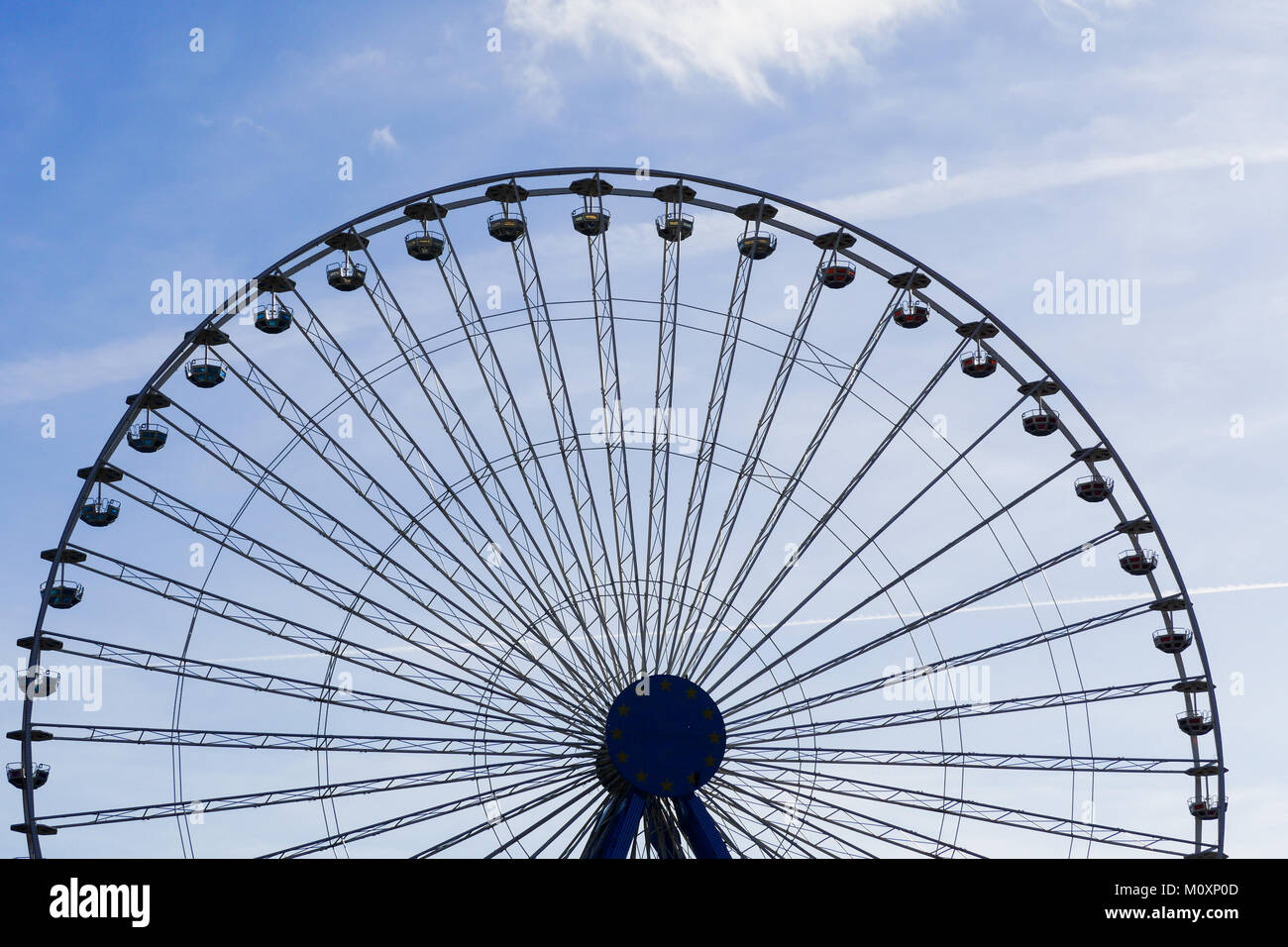 The Big wheel, Bellecour square, Lyon, France Stock Photo - Alamy