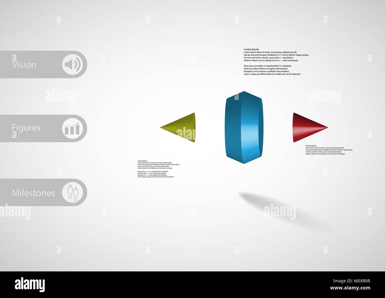 Two cone diagram hi-res stock photography and images - Alamy