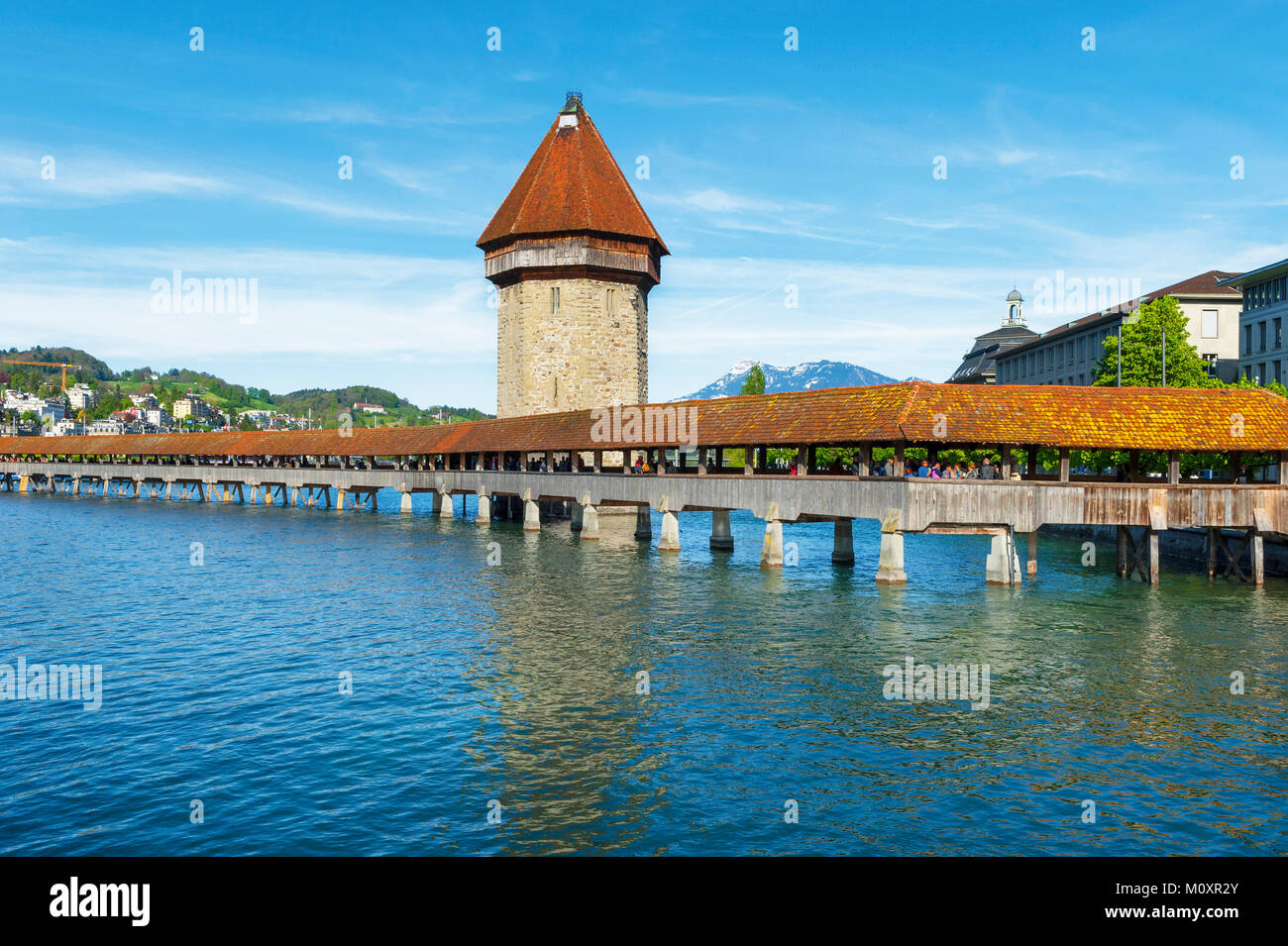 Chapel kapellbrucke bridge lucerne hi-res stock photography and images ...
