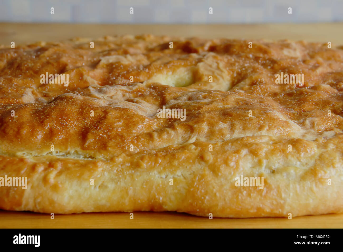 Image of Russian Traditional handmade ruddy pie Stock Photo - Alamy