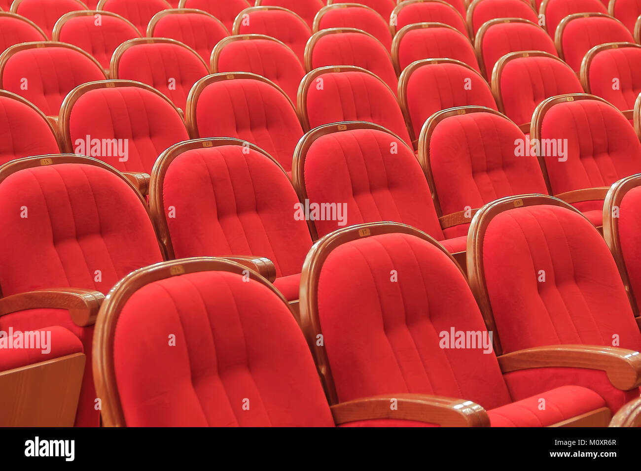 Red curtain background stage and chairs hi-res stock photography and ...