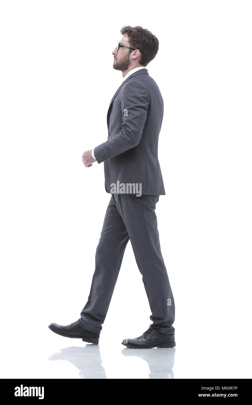 side view confident businessman goes forward Stock Photo - Alamy side view confident businessman goes forward Stock Photo - Alamy