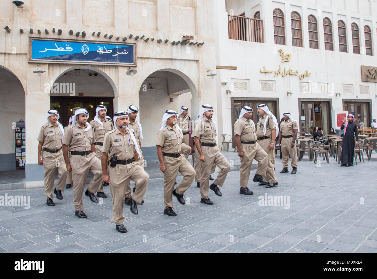 Doha, Qatar, November 25th, 2016: Qatari police showing off their ...
