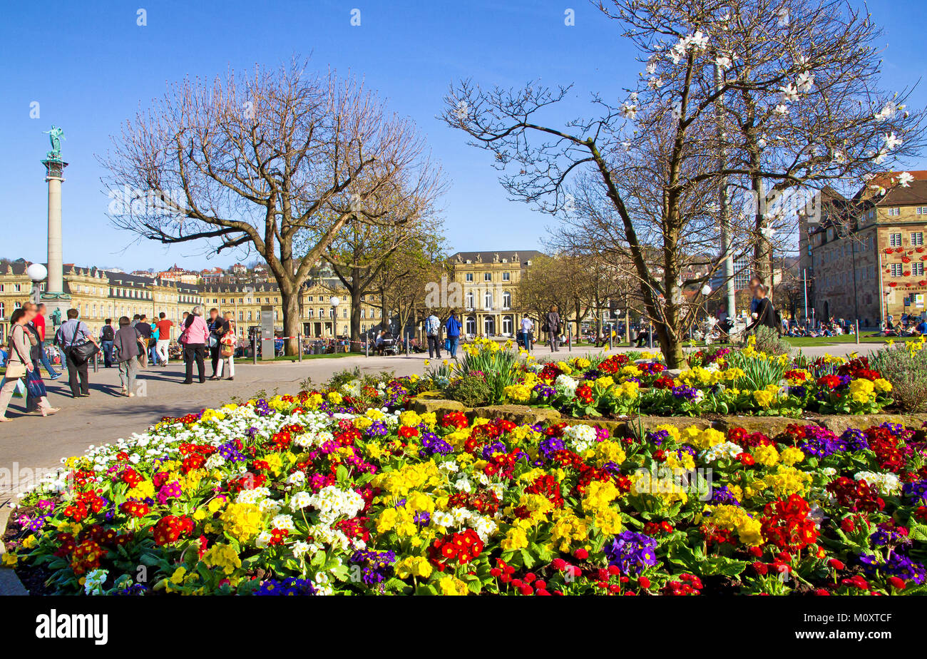 Springtime in Stuttgart, Germany Stock Photo - Alamy